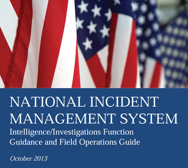 NIMS Intel and Investigations Function – A Dose of Reality | The ...